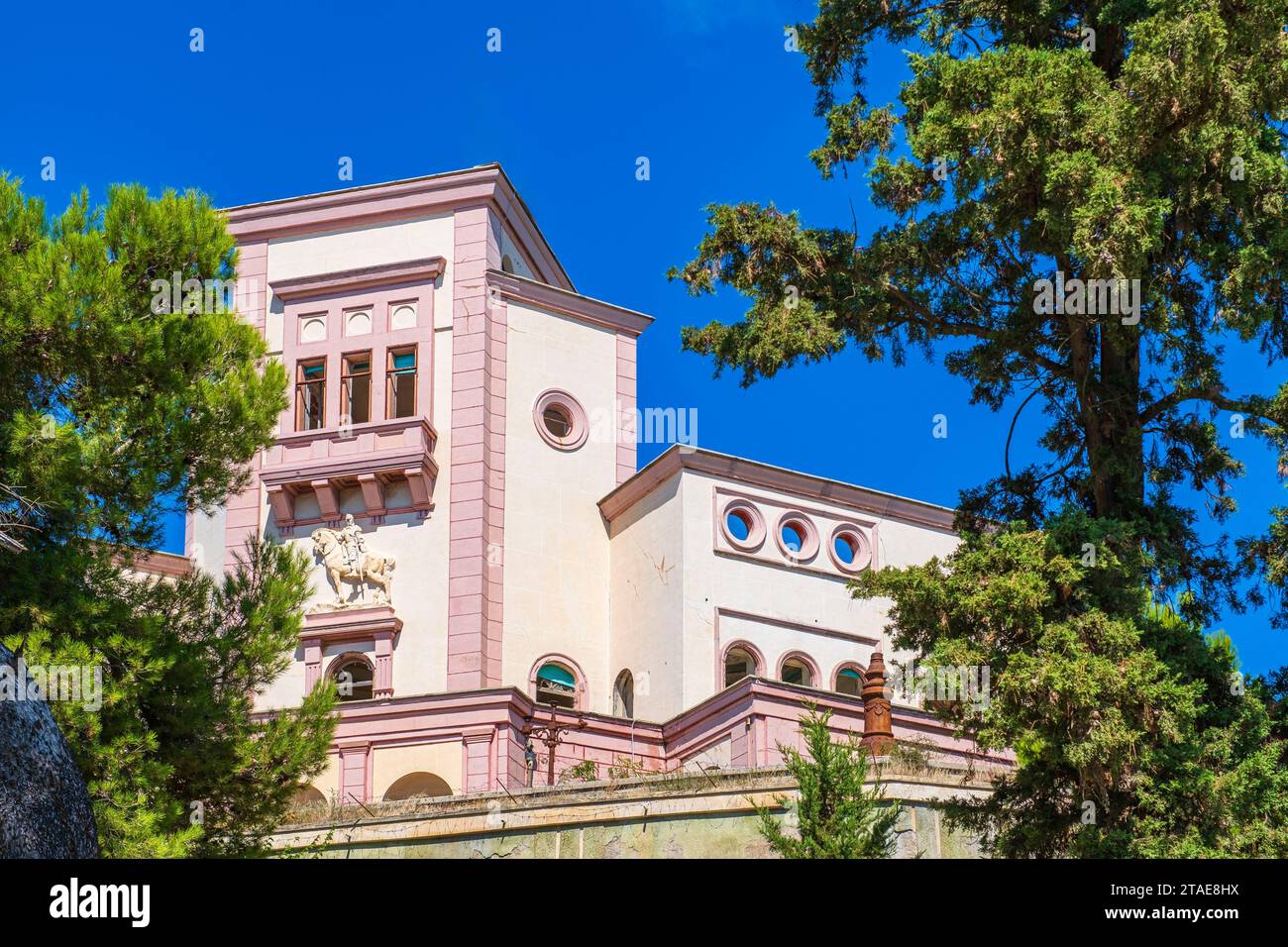 Albania, Durres, Royal Villa of Durres or King Zog's Villa, historical ...