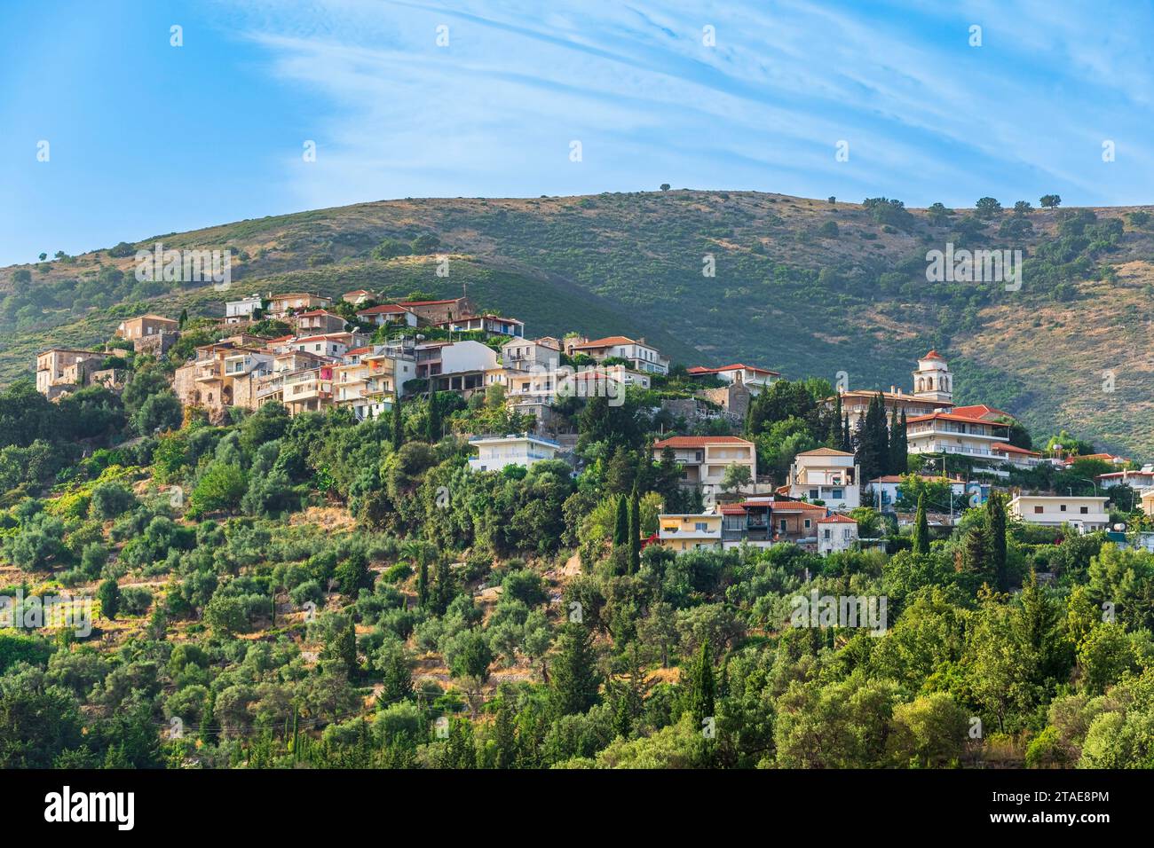 Albania, Vlora province, Himare, the old village Stock Photo - Alamy