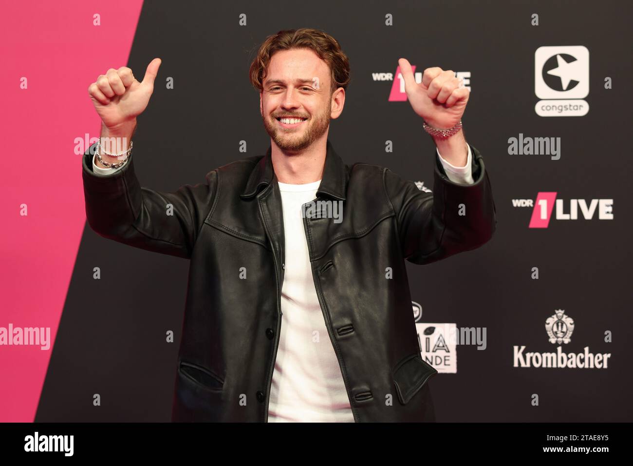 Bielefeld, Germany. 30th Nov, 2023. Marco Gianni arrives on the red ...
