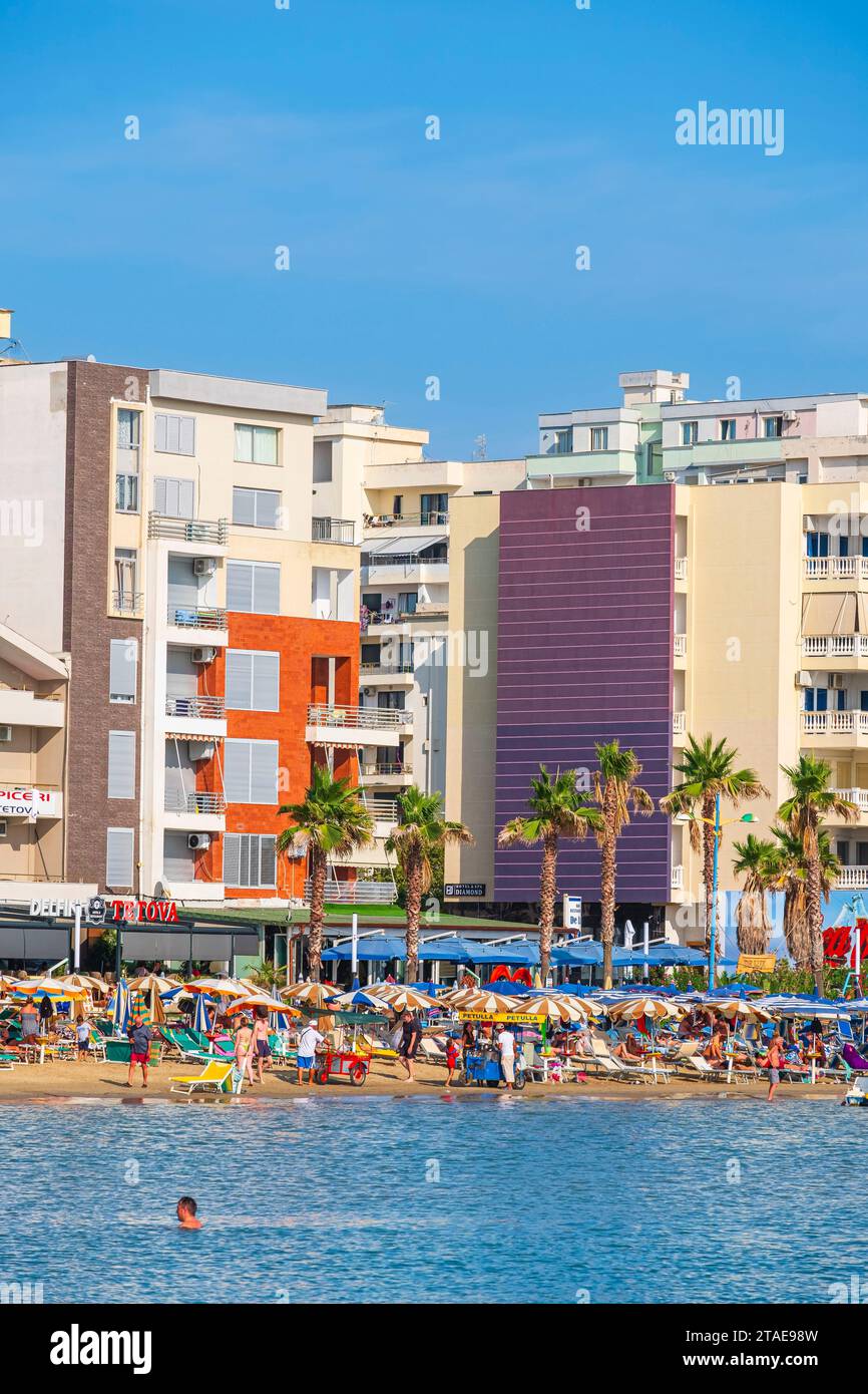 Albania, Durres, Durres beach Stock Photo - Alamy