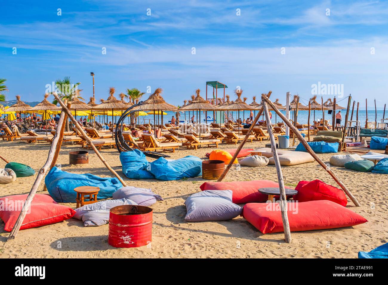 Albania, Durres, Durres beach Stock Photo - Alamy