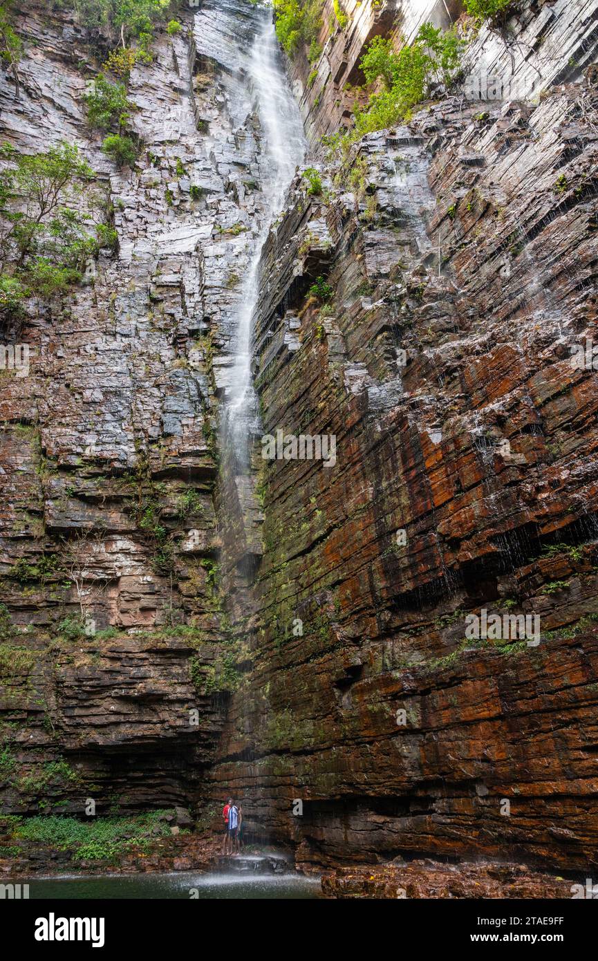 Senegal, eastern Senegal, Kédougou area, Dindefello waterfalls Stock ...