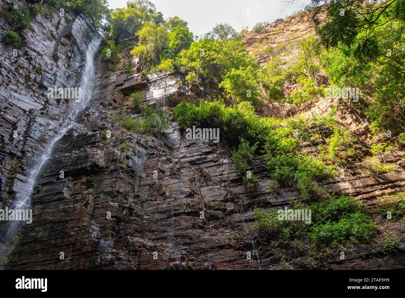 Senegal, eastern Senegal, Kédougou area, Dindefello waterfalls Stock ...