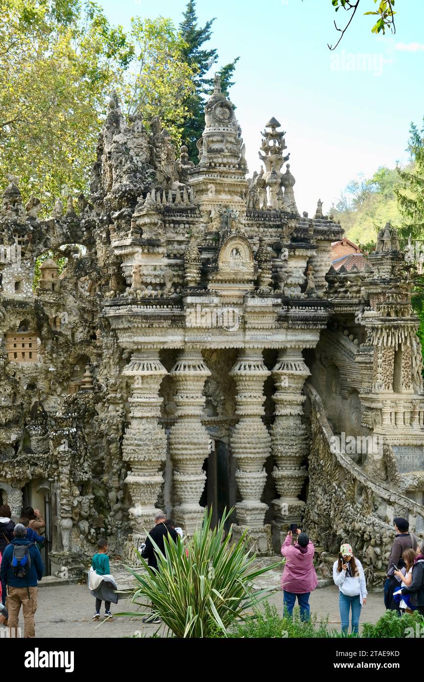 France, Drome, Hauterives, the Ideal Palace of Postman Cheval ...