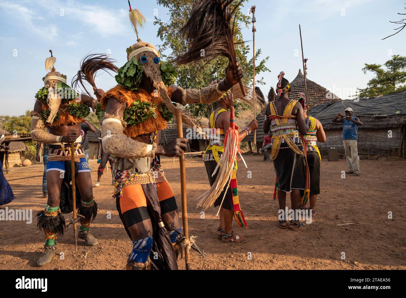 Senegal, eastern Senegal, Kédougou area, Dar Salam department, village ...