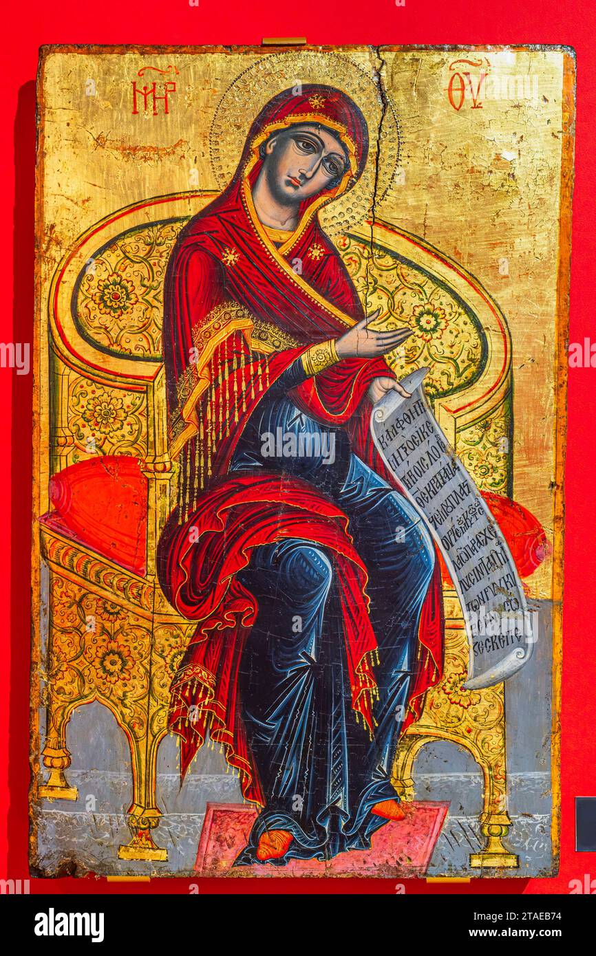 Albania, Korce, national museum of medieval art, it gathers one of the ...
