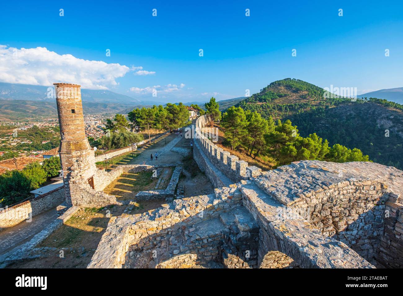 Albania, Berat, historic center listed as a UNESCO World Heritage Site ...