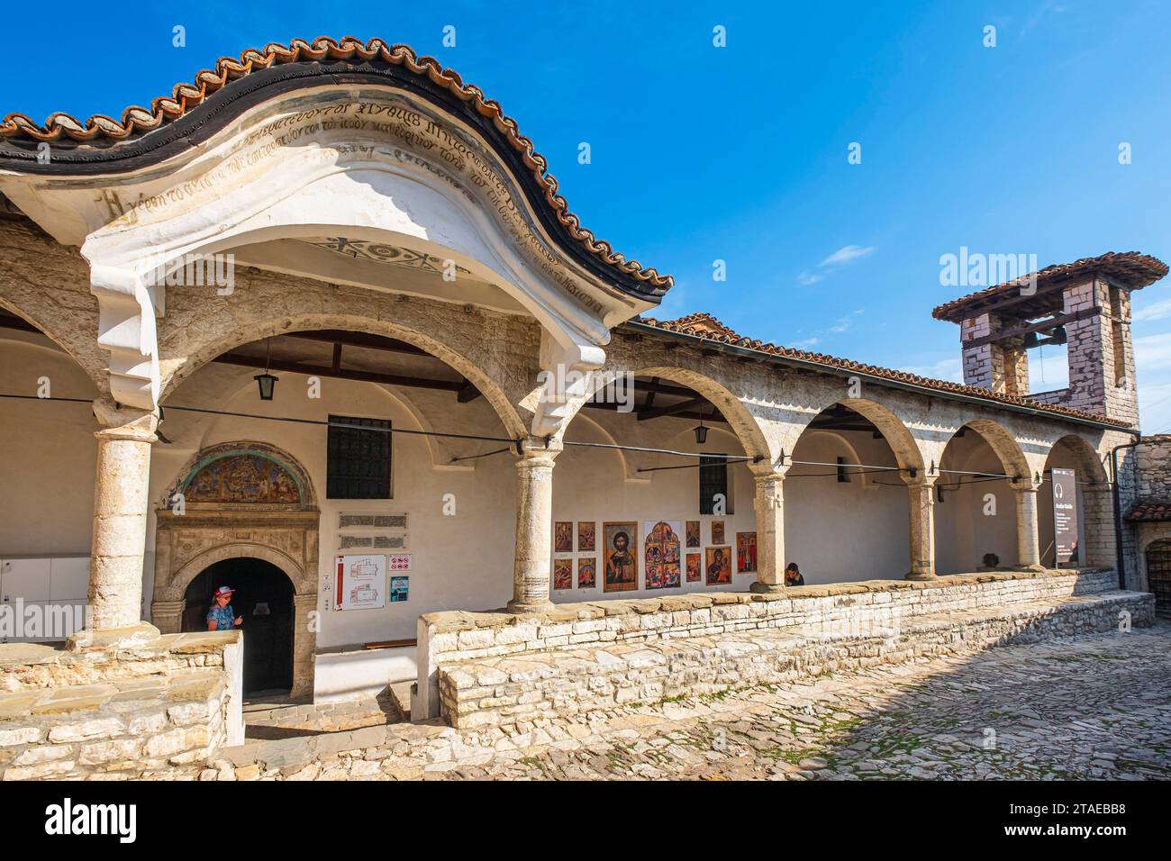 Albania, Berat, historic center listed as a UNESCO World Heritage Site ...
