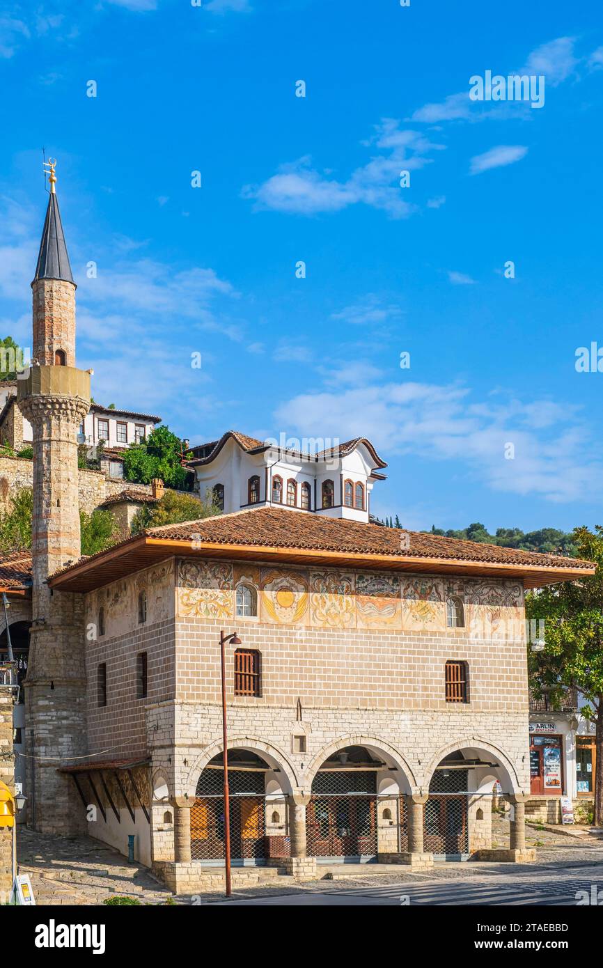 Albania, Berat, the historic center listed as a UNESCO World Heritage ...