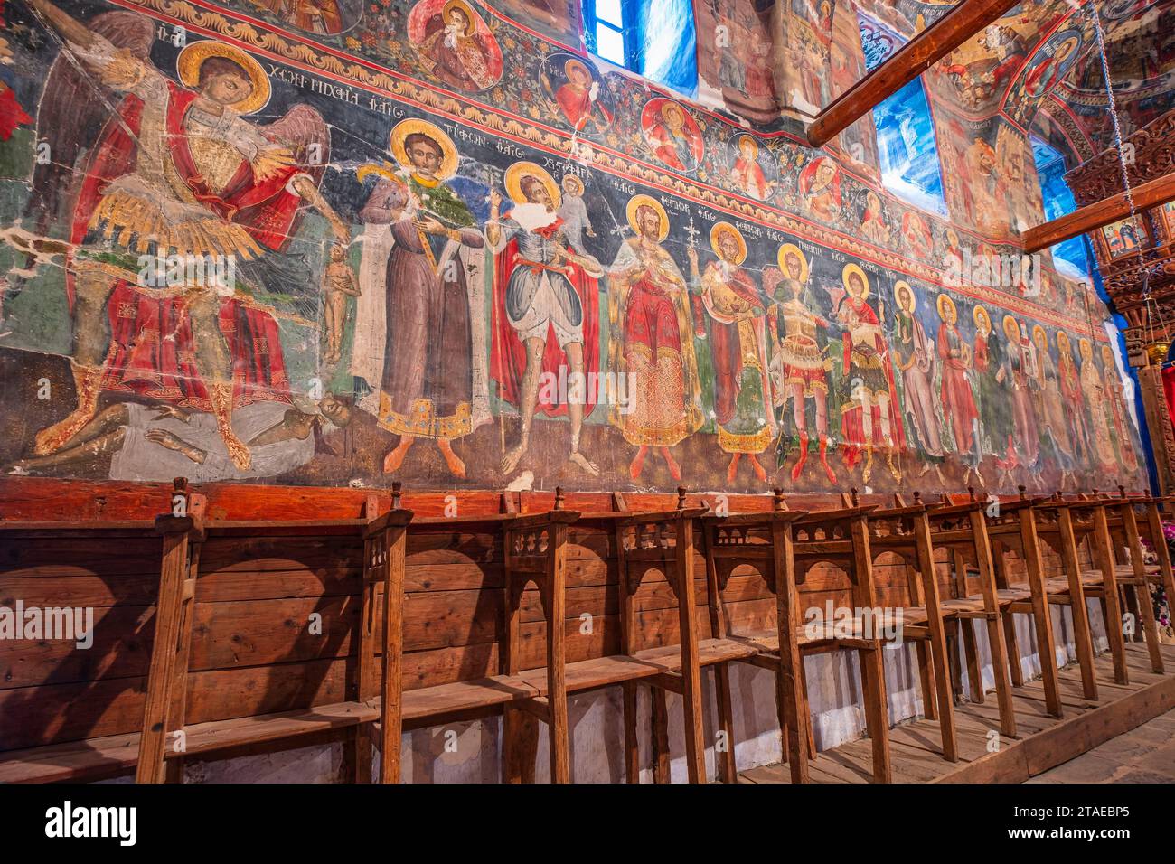 Albania, Gjirokaster district, surroundings of Permet, Leusa hamlet ...