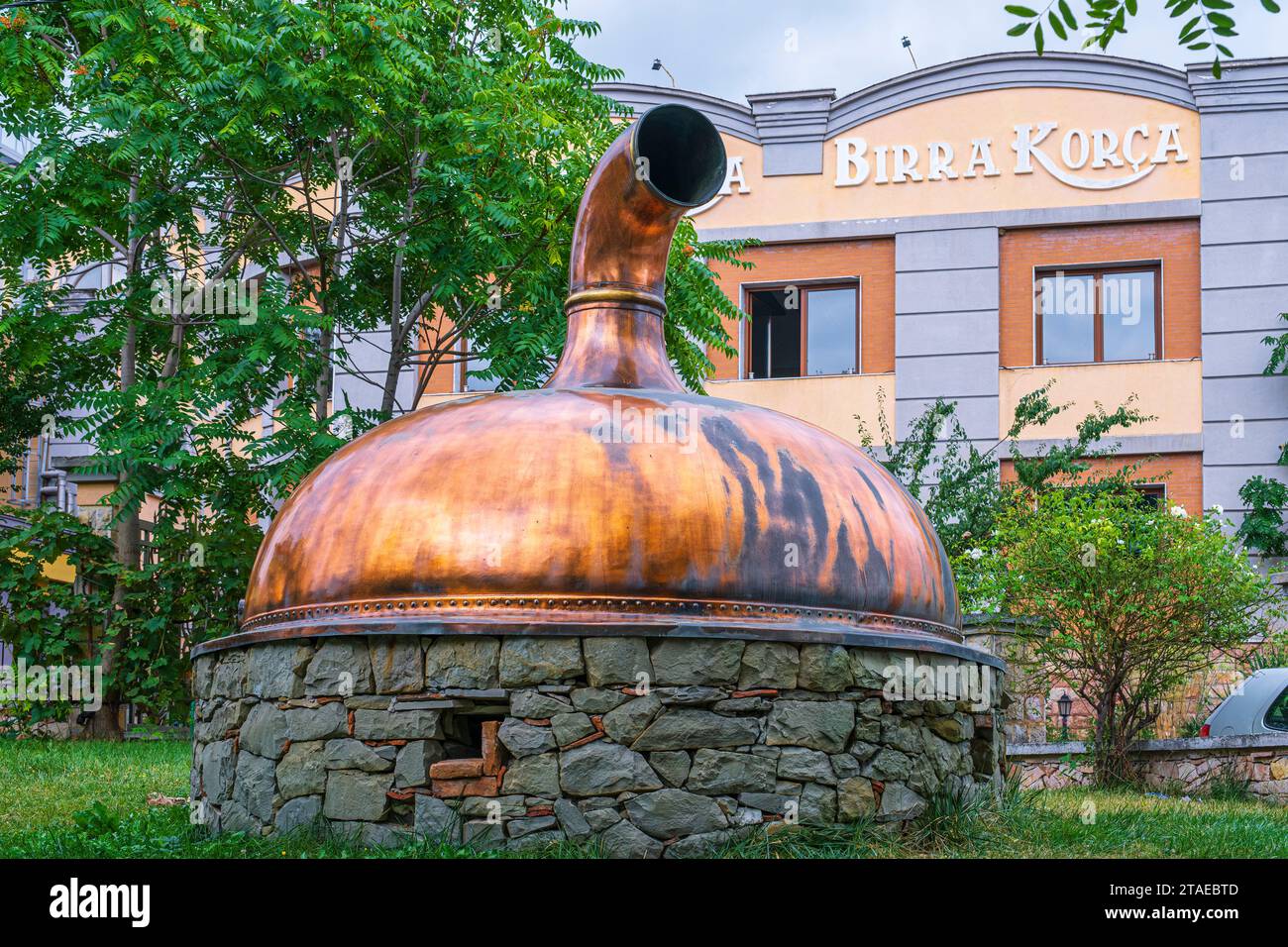 Albania, Korce, Birra Korça brewery founded in 1928, the first beer ...