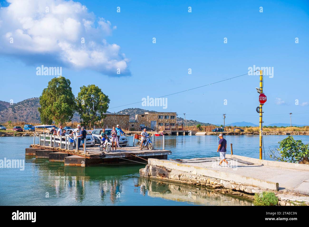 Albania, Vlora province, archaeological site of Butrint, UNESCO World ...