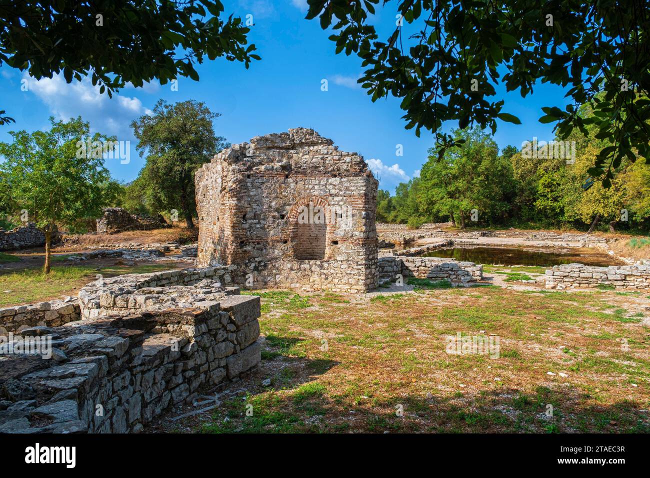 Albania, Vlora province, archaeological site of Butrint, UNESCO World ...