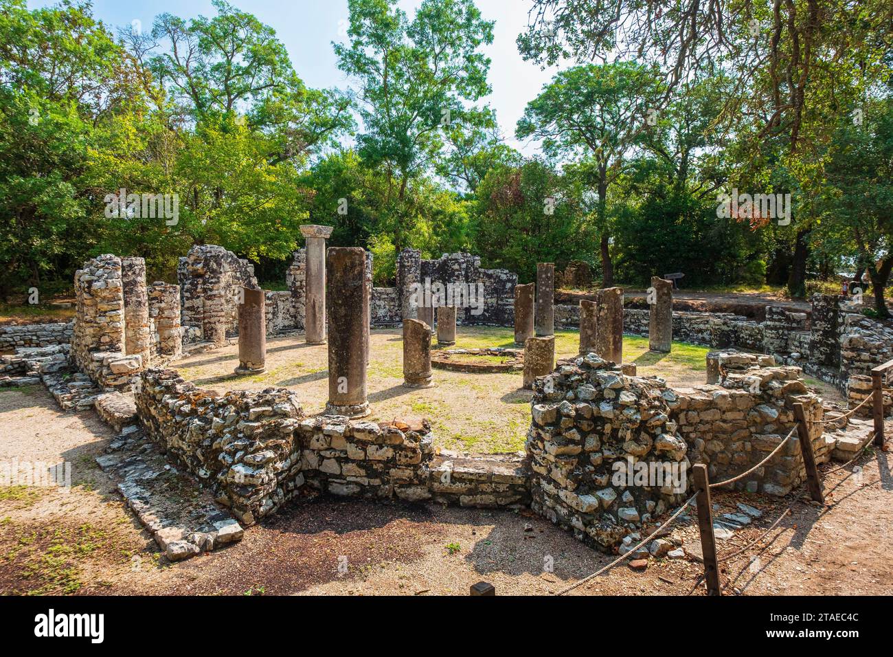 Albania, Vlora province, archaeological site of Butrint, UNESCO World ...