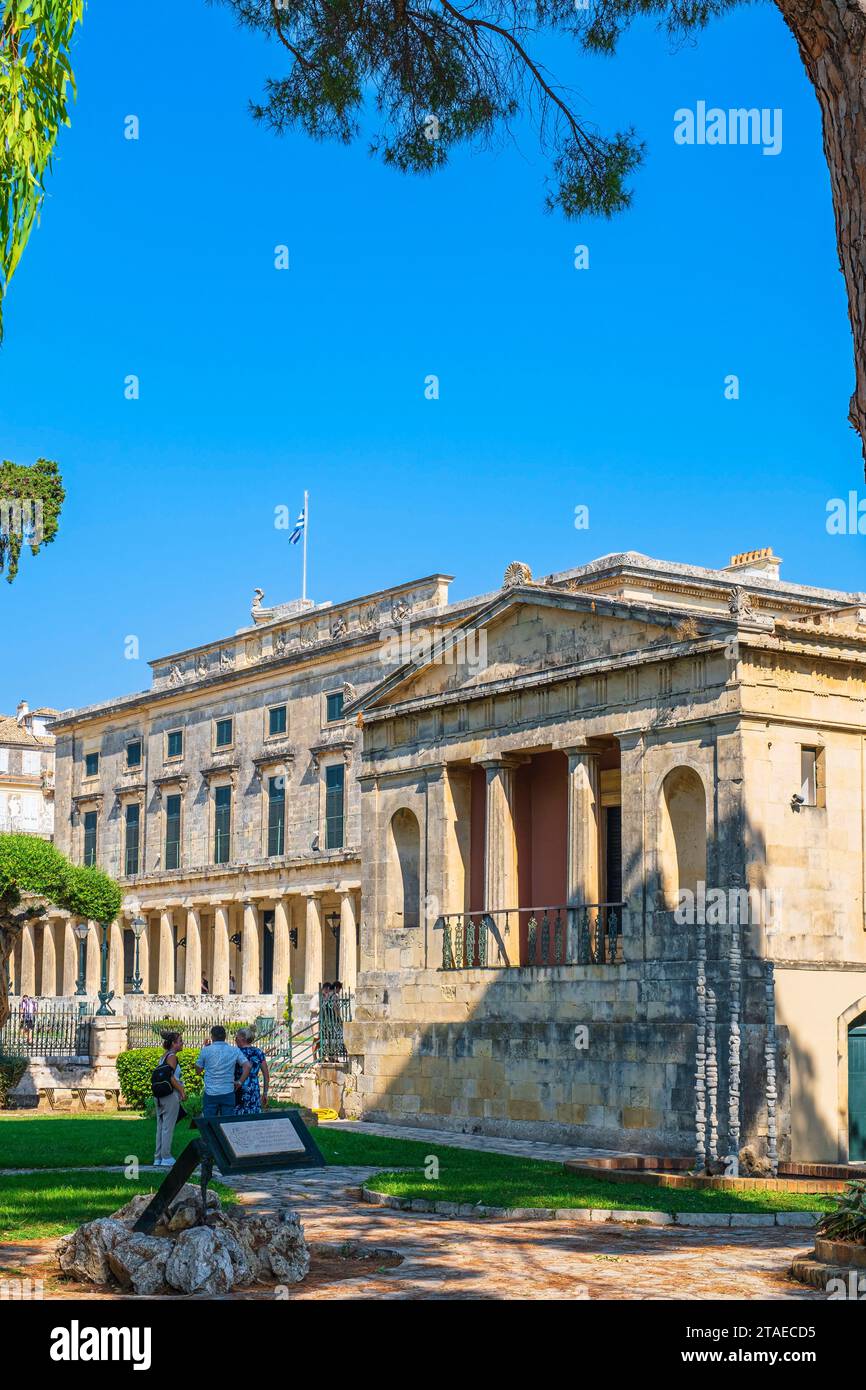 Greece, Ionian Islands, Corfu island, Corfu City (or Kerkyra), the old ...