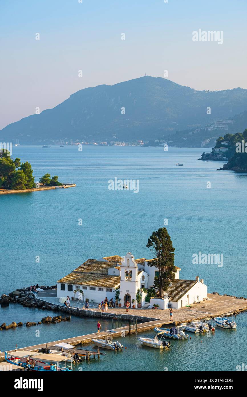 Greece, Ionian Islands, Corfu island, Corfu City (or Kerkyra), Kanoni ...