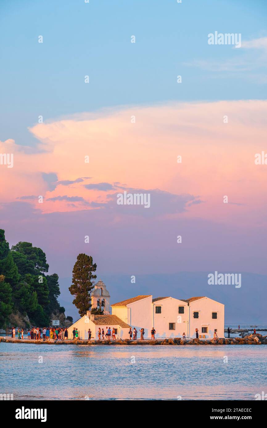 Greece, Ionian Islands, Corfu island, Corfu City (or Kerkyra), Kanoni ...
