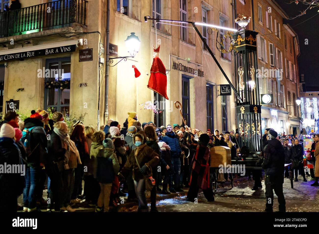 France, Meurthe et Moselle, Nancy, the Saint-Nicolas parade, strolling ...