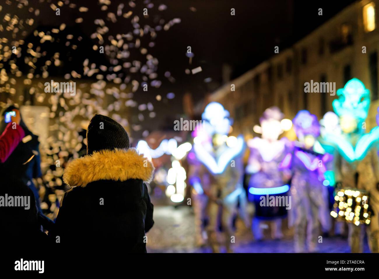 France, Meurthe et Moselle, Nancy, the Saint-Nicolas parade, strolling ...