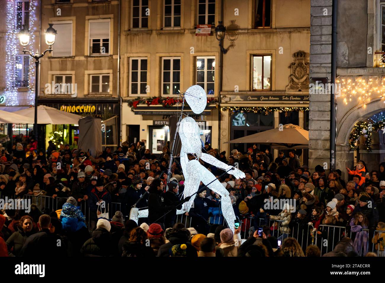 France, Meurthe et Moselle, Nancy, the Saint-Nicolas parade, strolling ...