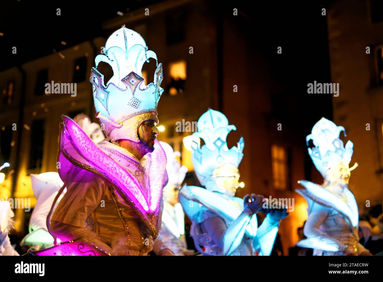 France, Meurthe et Moselle, Nancy, the Saint-Nicolas parade, strolling ...
