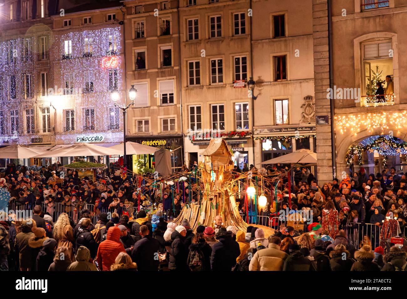France, Meurthe et Moselle, Nancy, the Saint-Nicolas parade, strolling ...