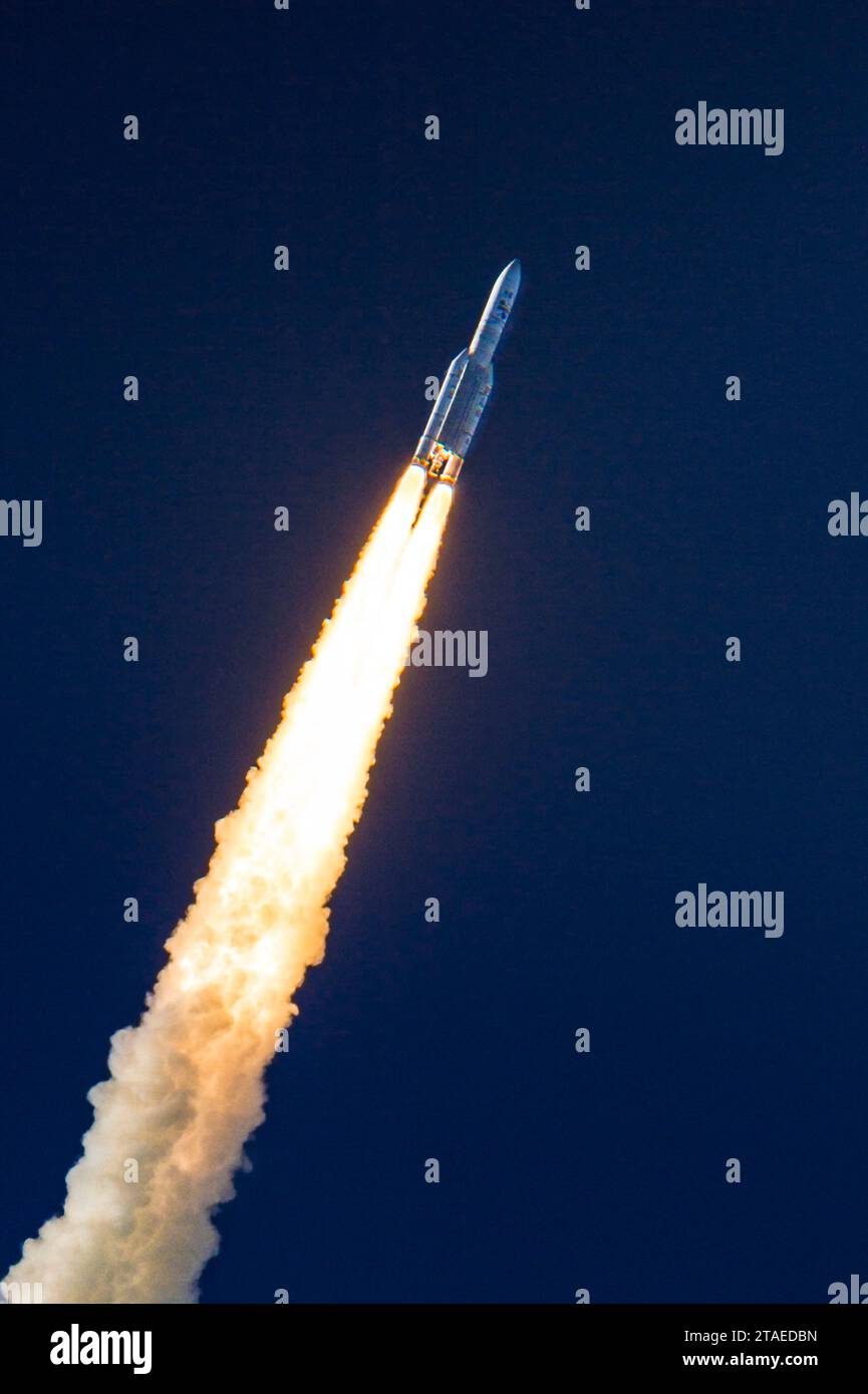 France, Guiana, Kourou, Guiana Space Centre, Ariane V (Ariane 5 ...