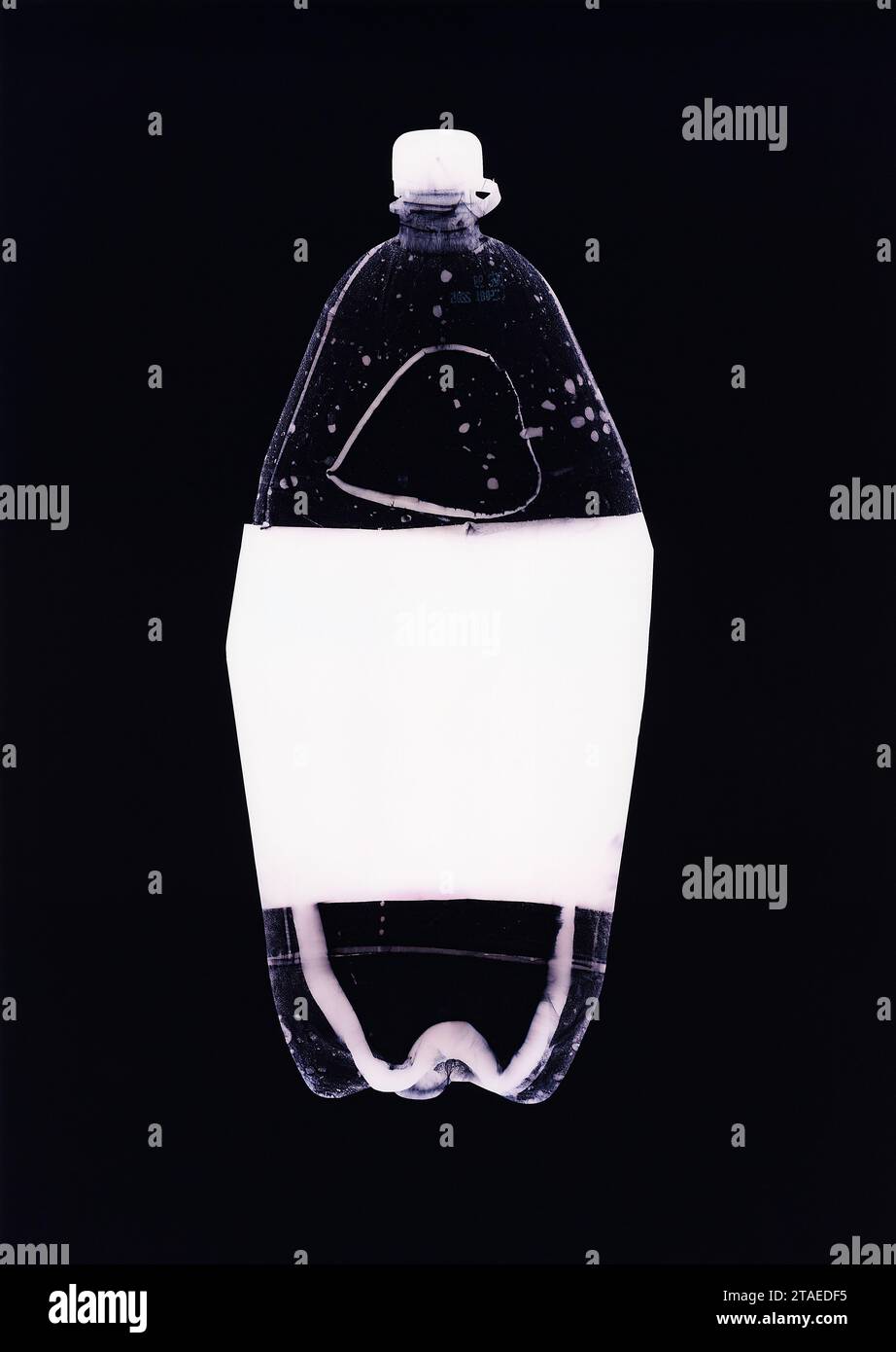 Photogram of plastic fizzy drink bottle Stock Photo - Alamy