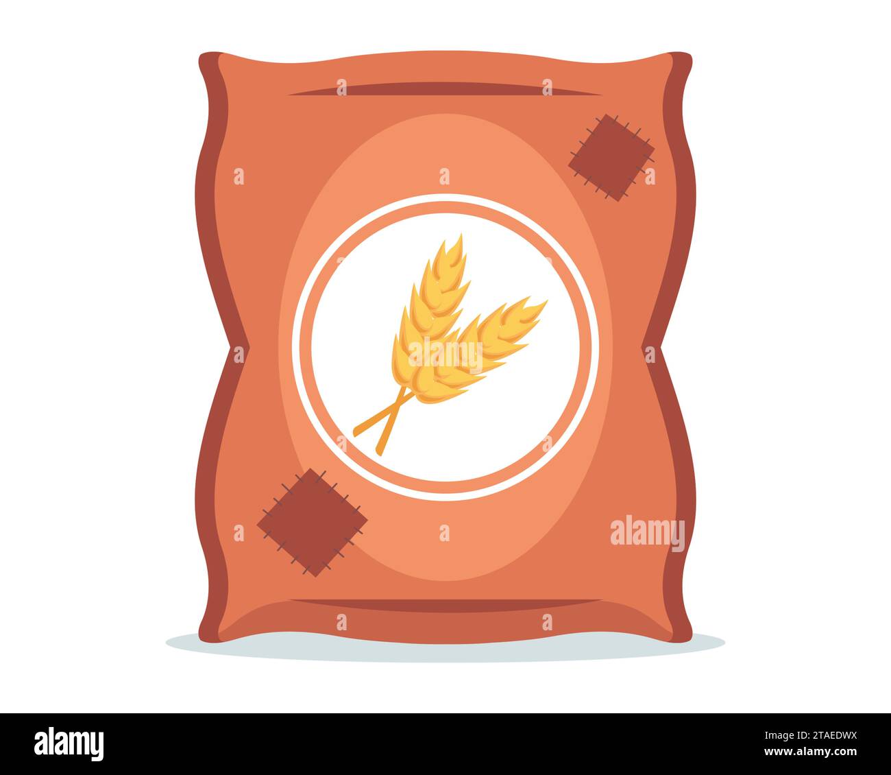 White line bag flour icon hi-res stock photography and images - Alamy