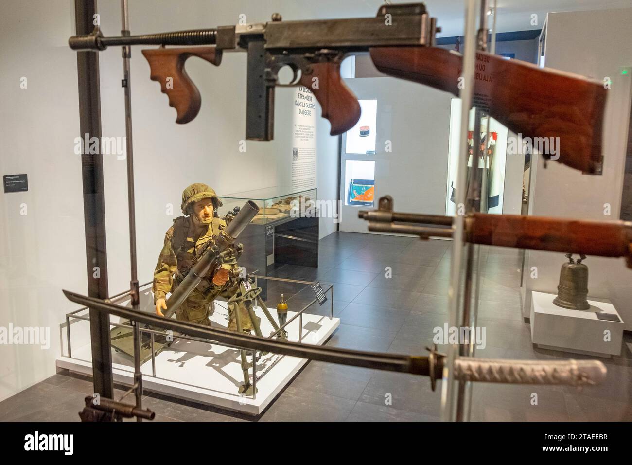 France, Bouches du Rhone, Aubagne, the Foreign Legion museum Stock ...