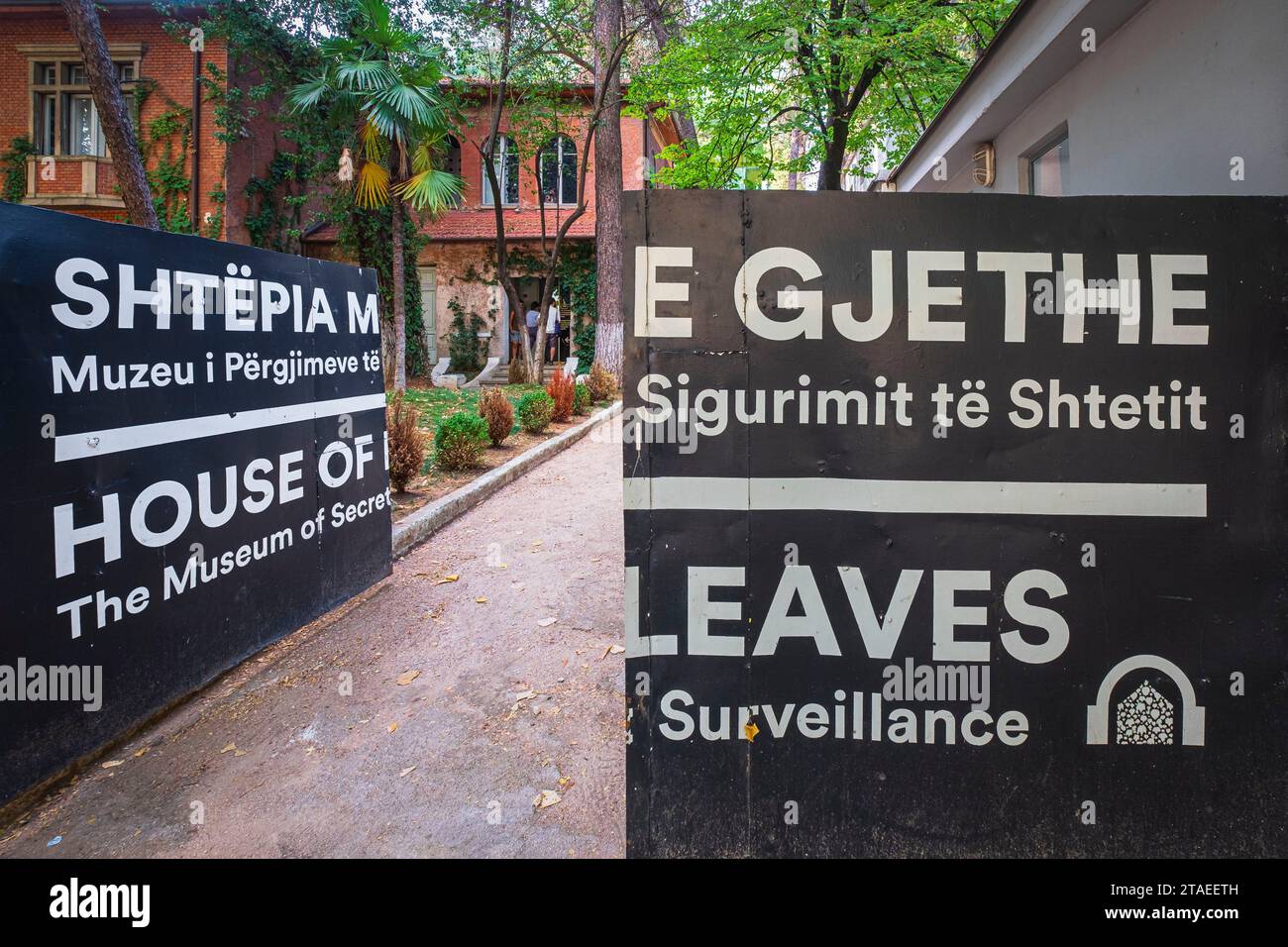 Albania, Tirana, Museum of Secret Surveillance or House of Leaves ...