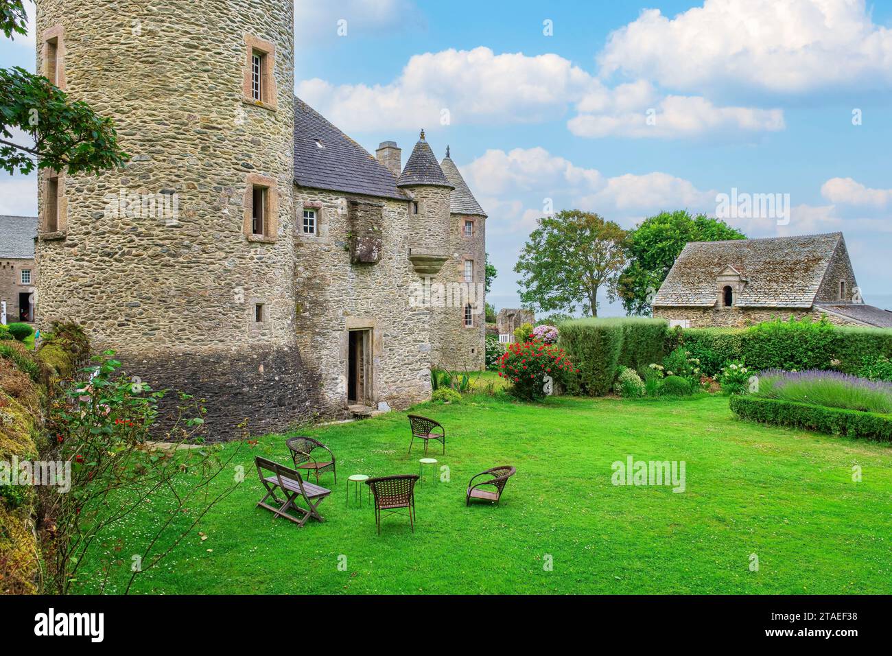 France, Manche, Cotentin, municipality of La Hague, Urville-Nacqueville, 16th century Dur Ecu ...