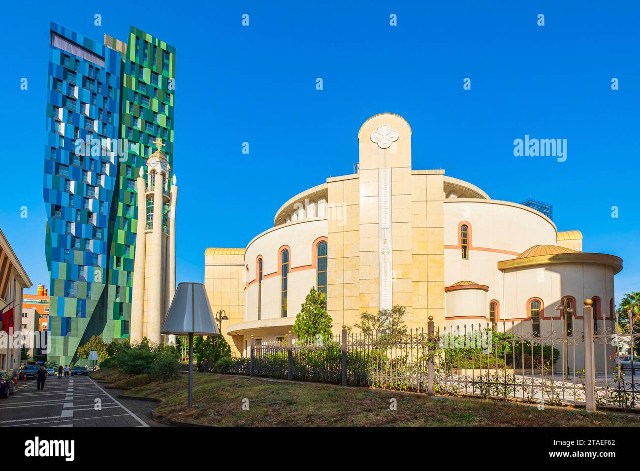 Albania, Tirana, the Resurrection of Christ Orthodox Cathedral and the ...