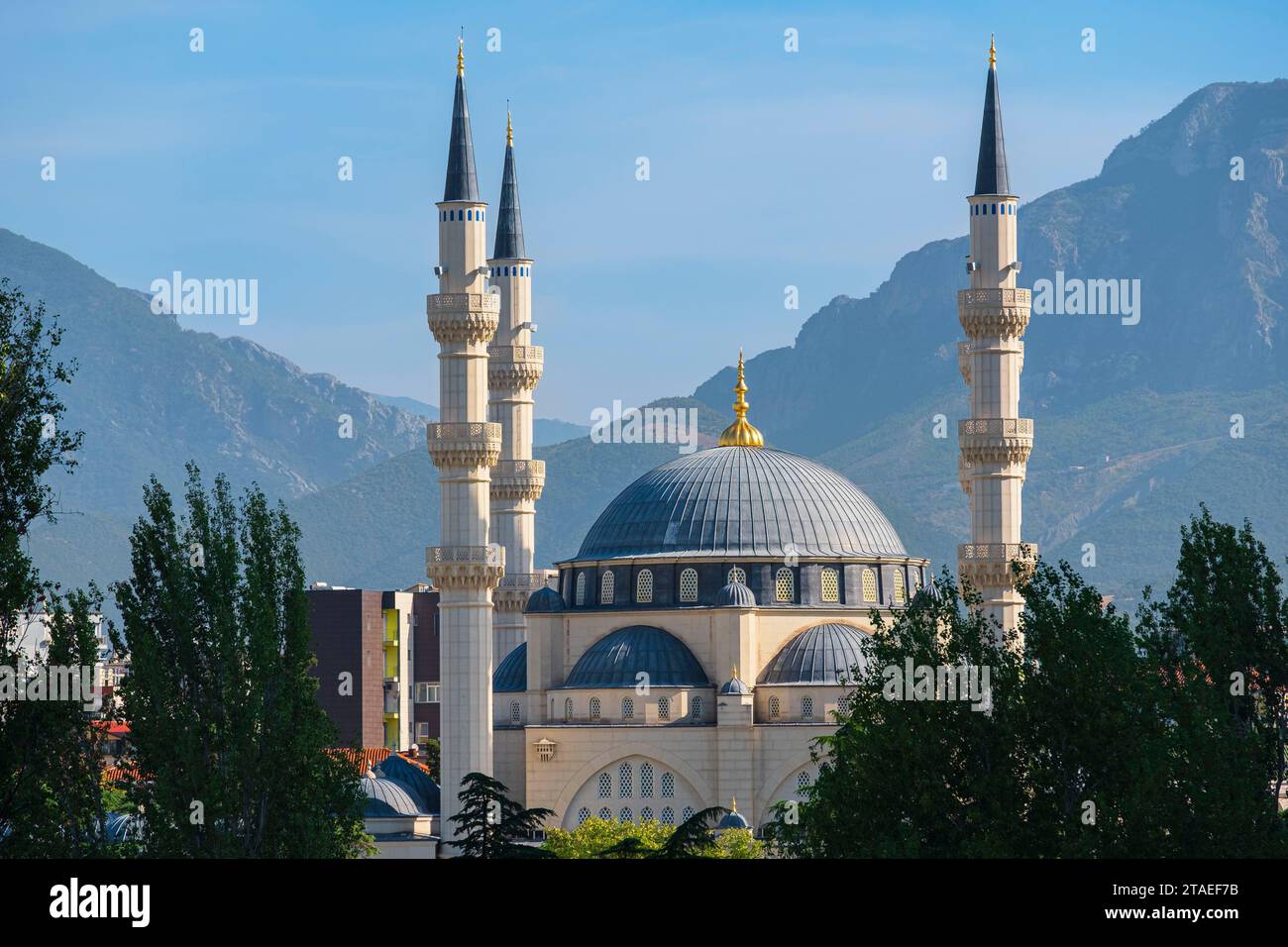 Albania, Tirana, the Great Mosque of Tirana or Namazgah Mosque Stock ...