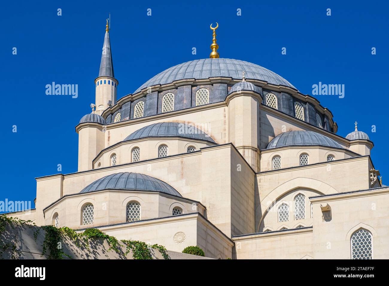 Albania, Tirana, the Great Mosque of Tirana or Namazgah Mosque Stock ...