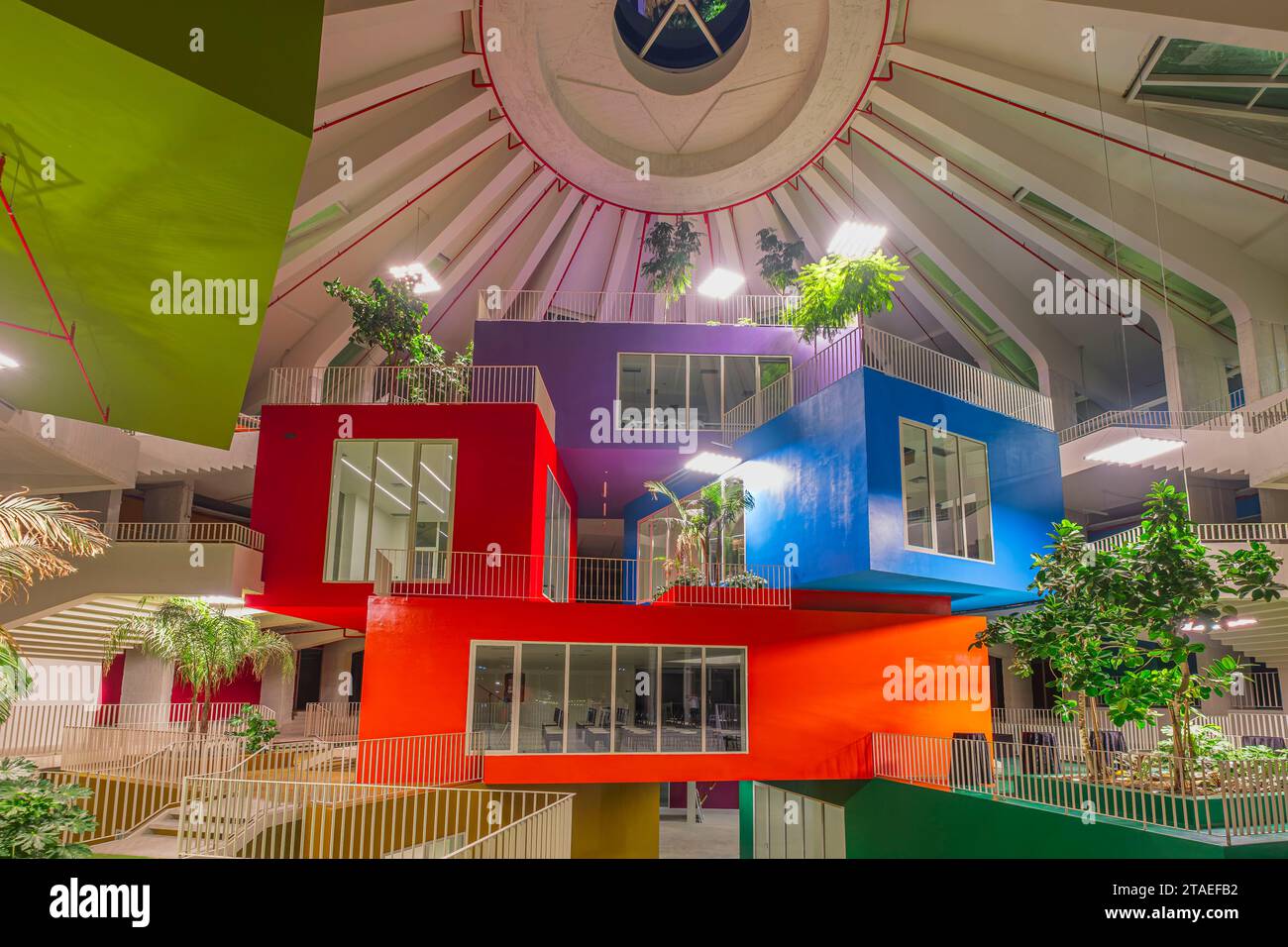 Albania, Tirana, the Pyramid, a former brutalist mausoleum built in ...