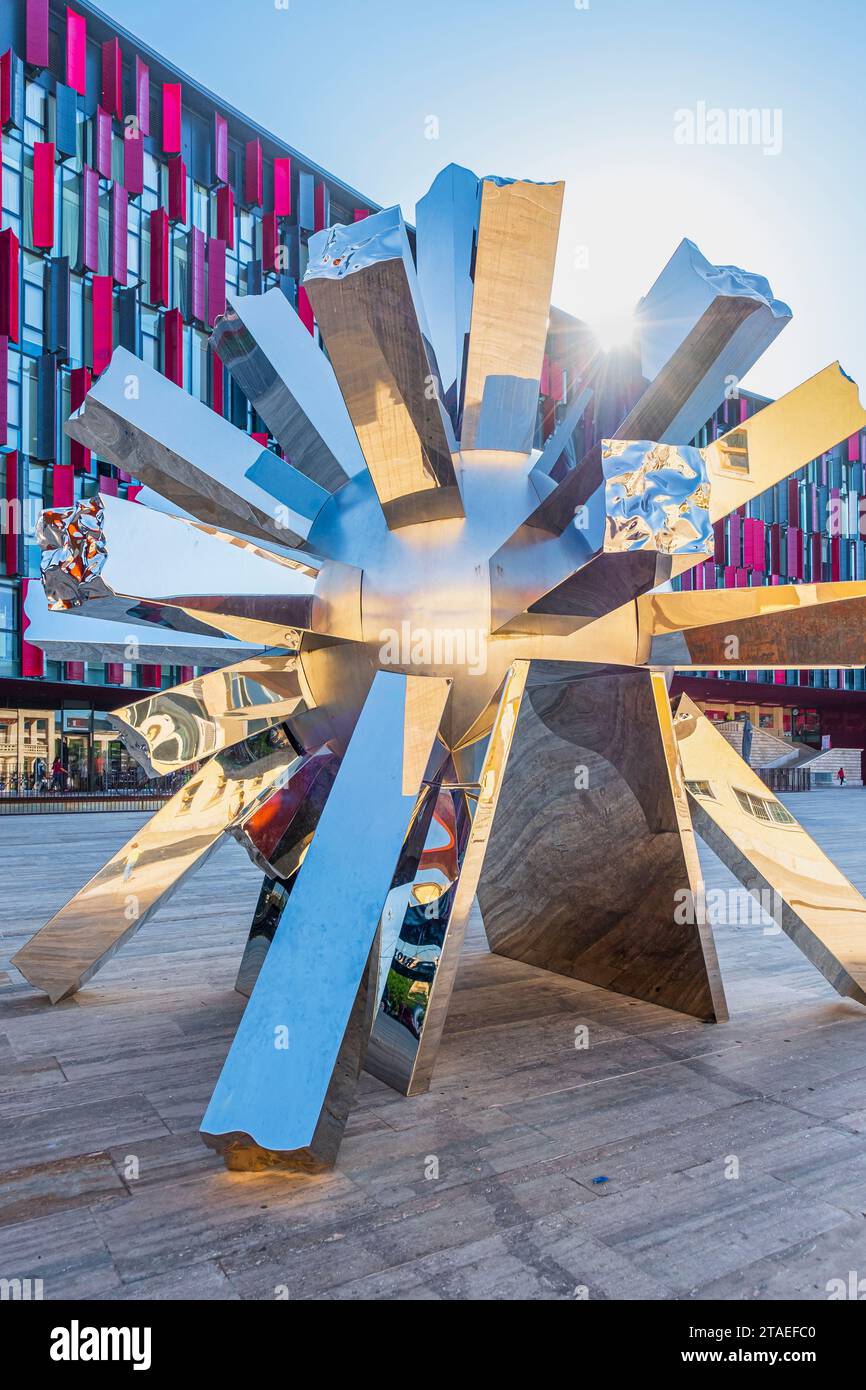 Albania, Tirana, Italia square, Big Bang by Helidon Xhixha celebrates ...