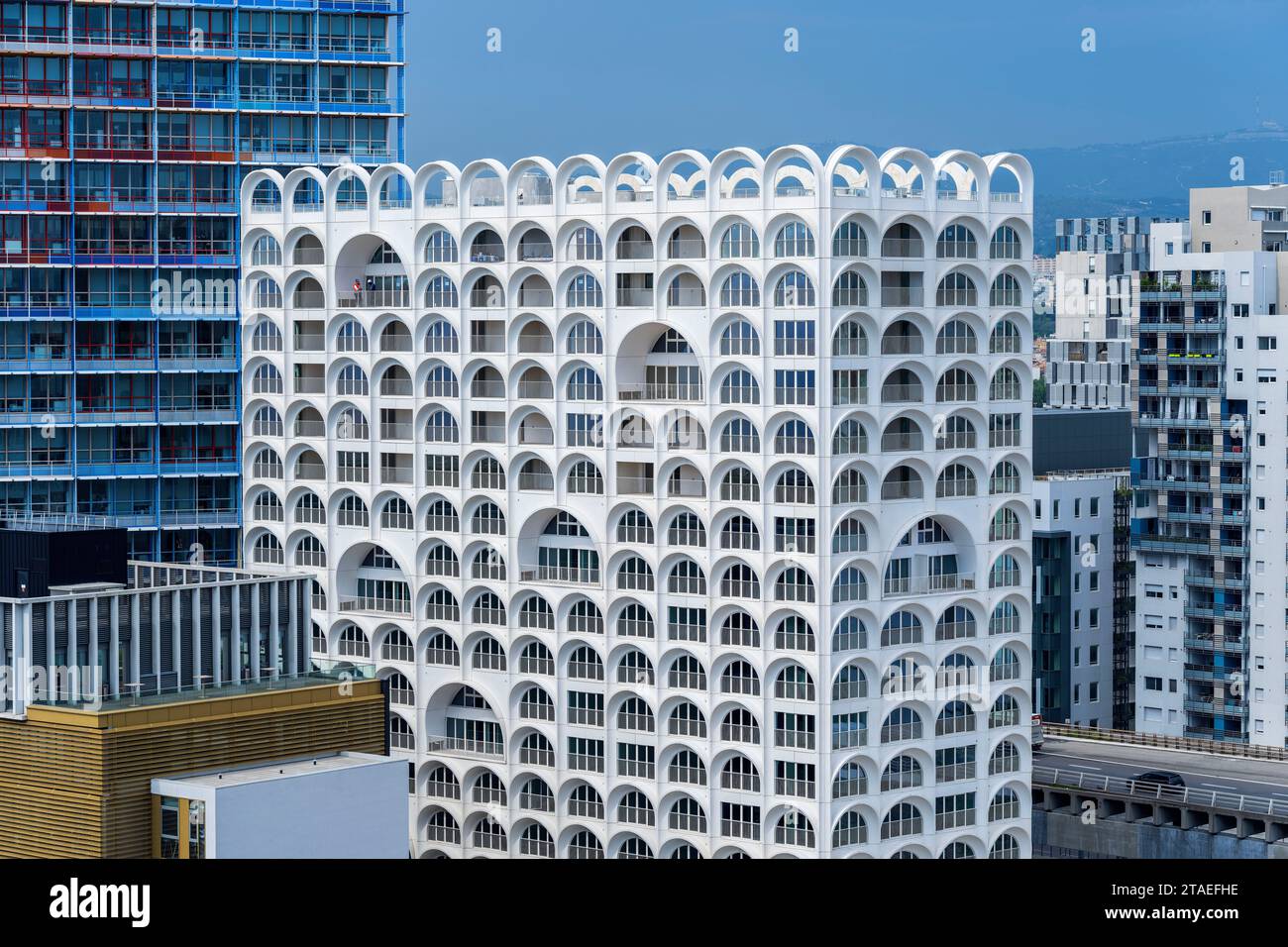 France, Bouches du Rhone, Marseille, Euromediterranee zone, 2nd ...