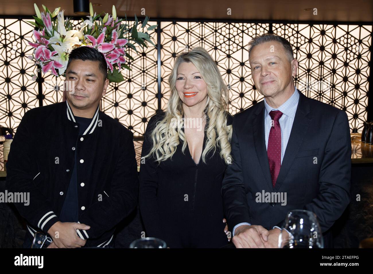 Montevrain, France. 29th Nov, 2023. Anthony La, Nadine Rodd and ...