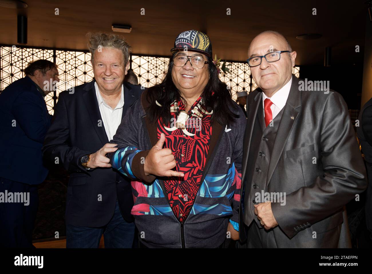Montevrain, France. 29th Nov, 2023. Christian Lebon, Theo Sulpice and ...