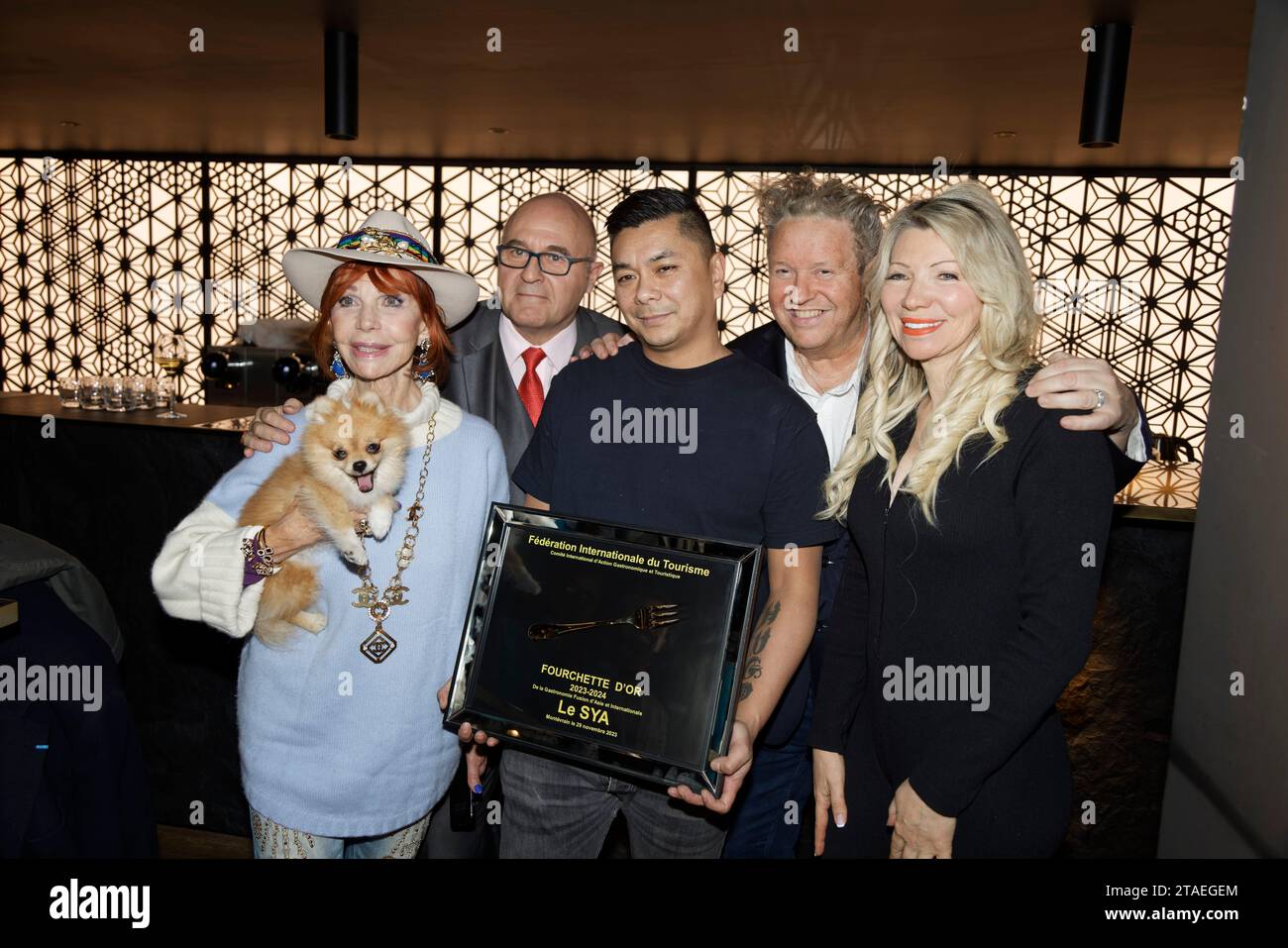 Montevrain, France. 29th Nov, 2023. Any d'Avray,Jean-Eric Duluc ...