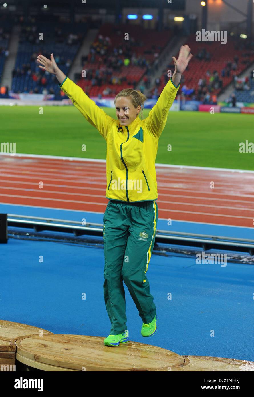 Alana Quade (née Boyd) of Australia gold medal ceremony in the women’s ...
