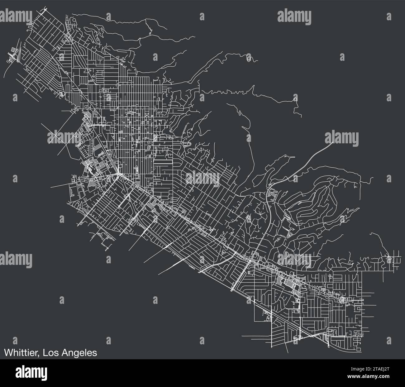 Los angeles street car Stock Vector Images - Alamy