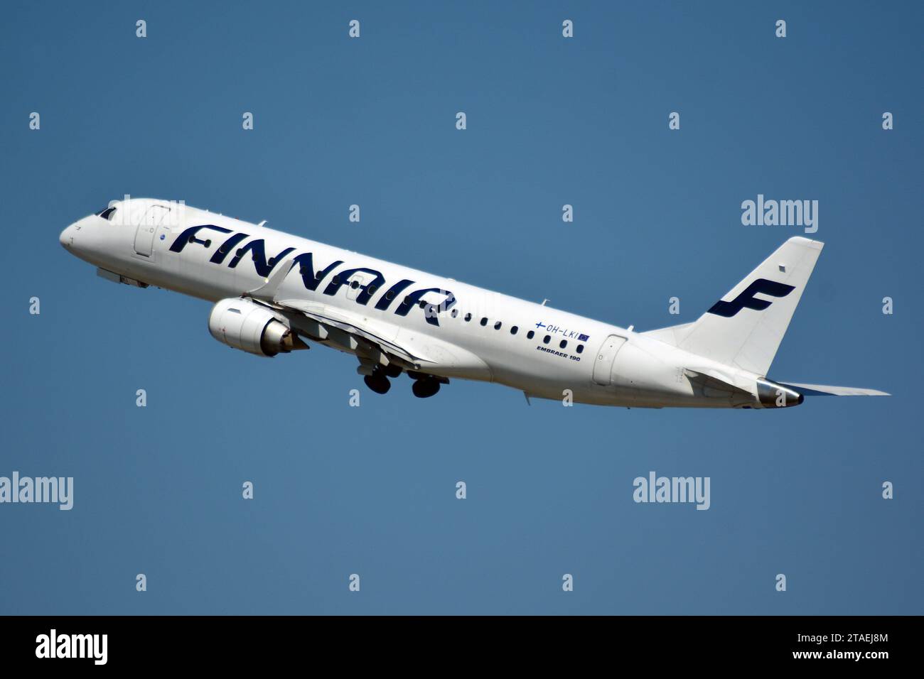 Warsaw Poland. July 6, 2018. The plane takes off from the runway of the ...