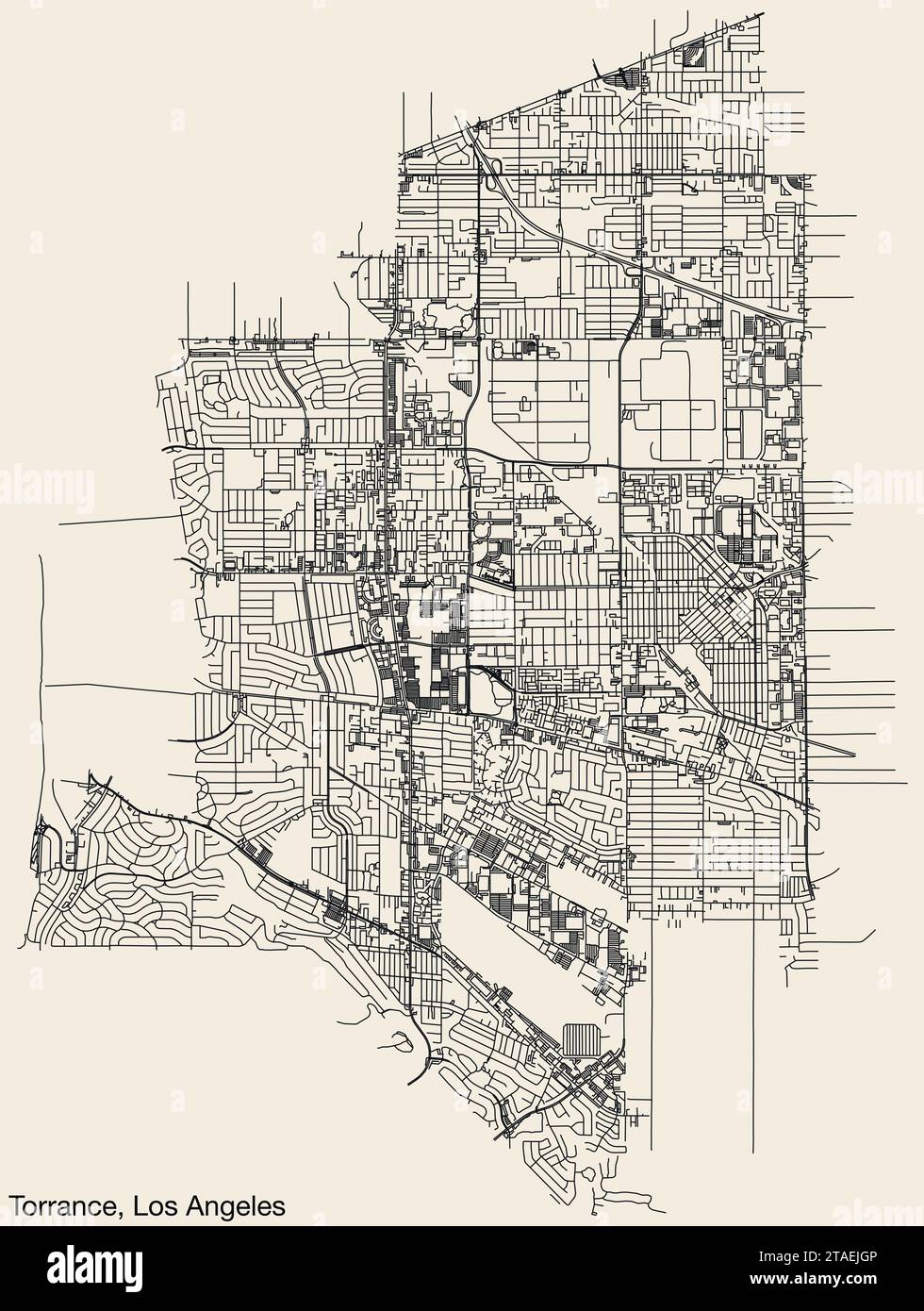 Torrance county map hi-res stock photography and images - Alamy