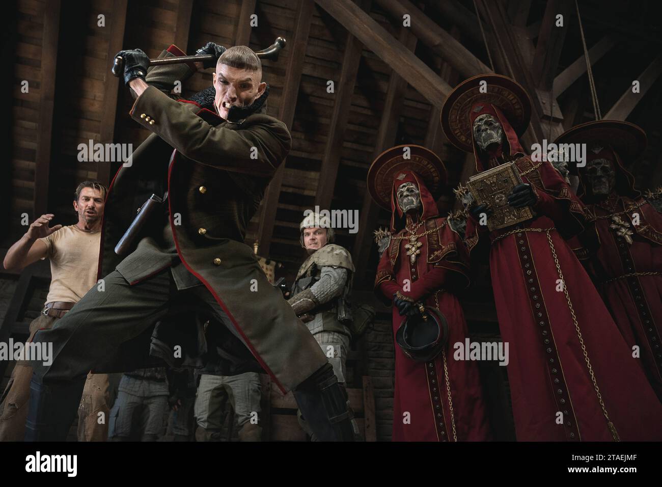 Michiel Huisman as Gunnar, Ed Skrein as Atticus Noble, "Rebel Moon ...