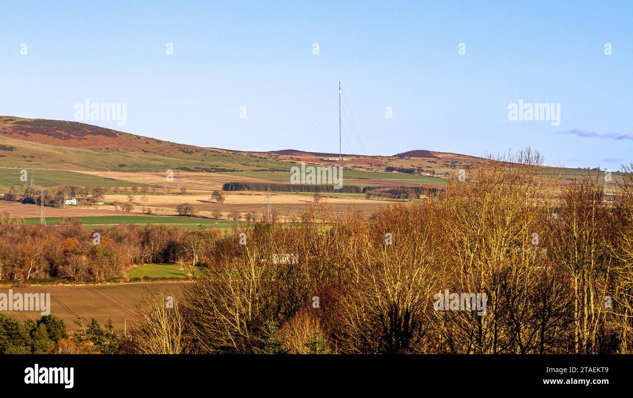 Beautiful winter sunshine creating spectacular landscape views across ...