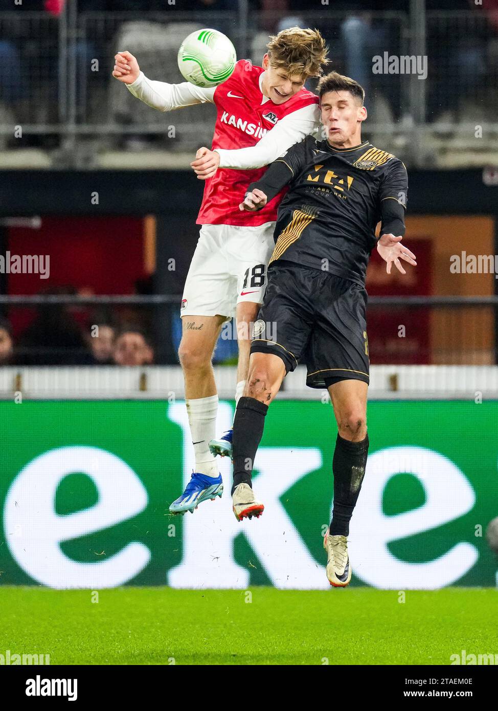 ALKMAAR - David Moller Wolfe of AZ Alkmaar during the UEFA Conference League match in group E ...