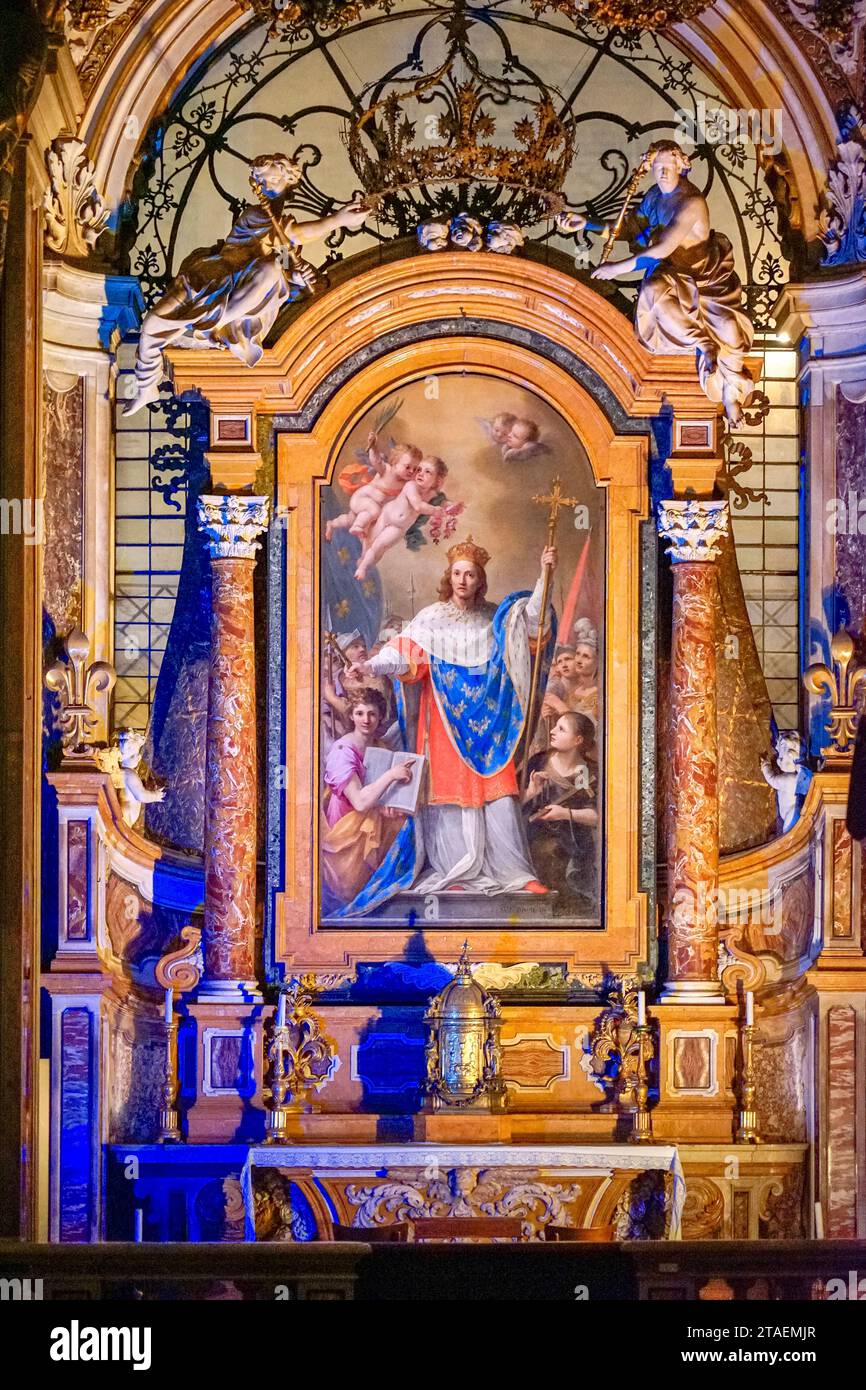 luigi de francesco church chapel of sant louis Louis IX was king of ...