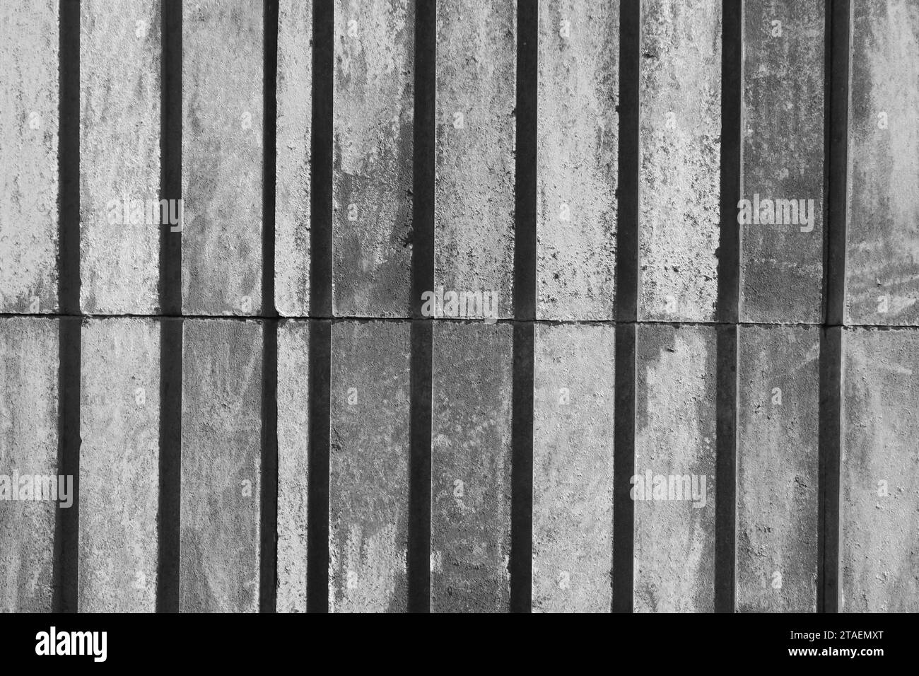 Horizontal photo of a stone wall. Panorama of modern white, gray stone ...